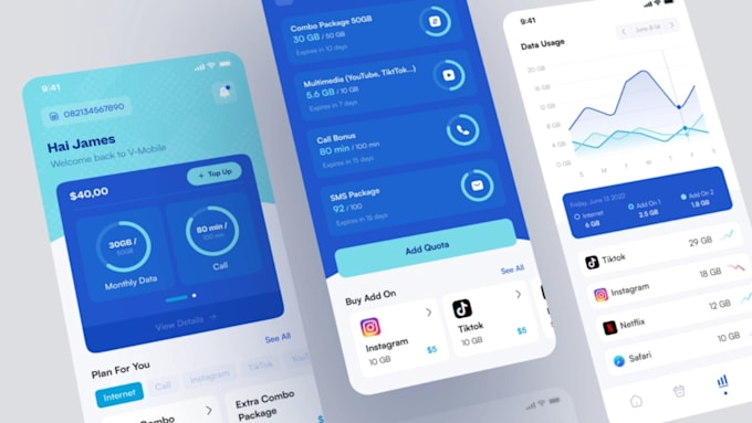 Do professional ui ux design for your mobile app design by Aa ...