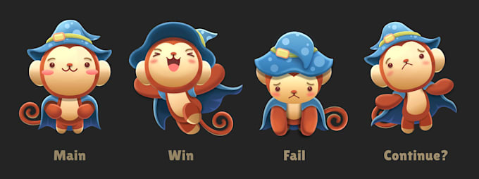 Design eye catching hyper casual game art for you by Syedalicg | Fiverr