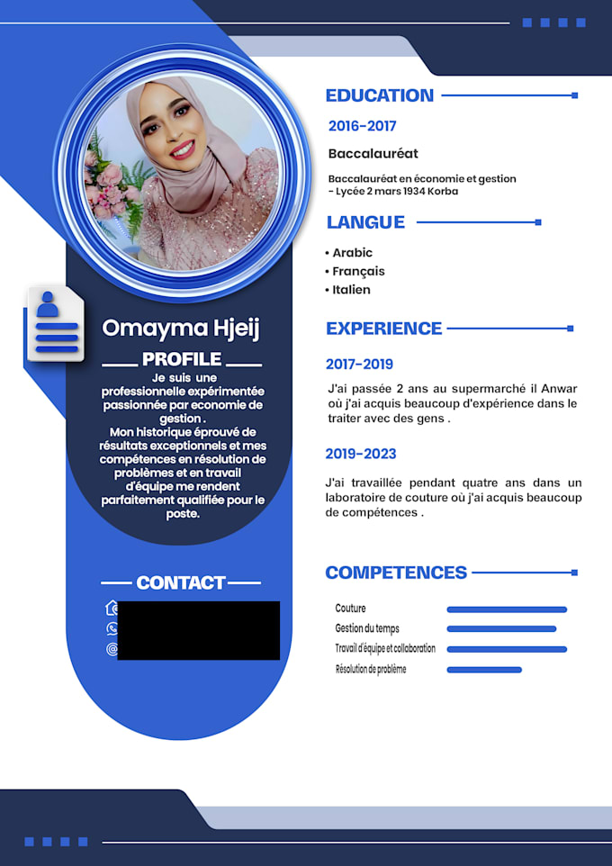 Design for u a professionnel cv,logo,attach by Xiaotn | Fiverr