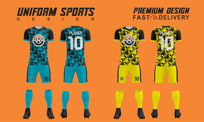 Design eye catching sublimation soccer uniform for your team by ...