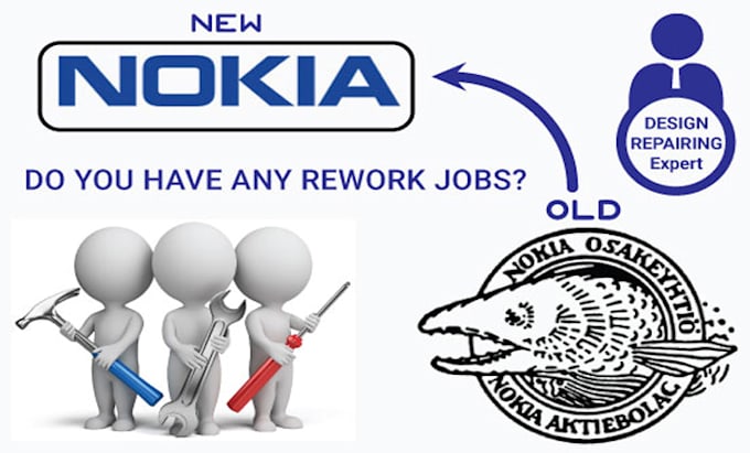 Perfectly instead rework the logo or image in vector tracing by ...