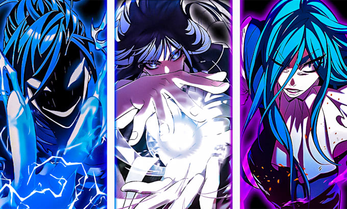 Design anime, manga, or manhwa attractive youtube thumbnails by ...