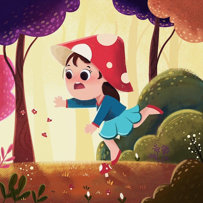 Draw children book story illustration by Bbarbarawhite43 | Fiverr