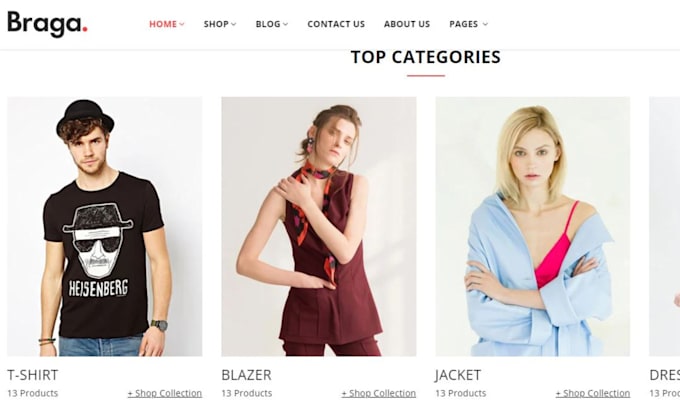 Design clothing store website clothing brand website streetwear ...