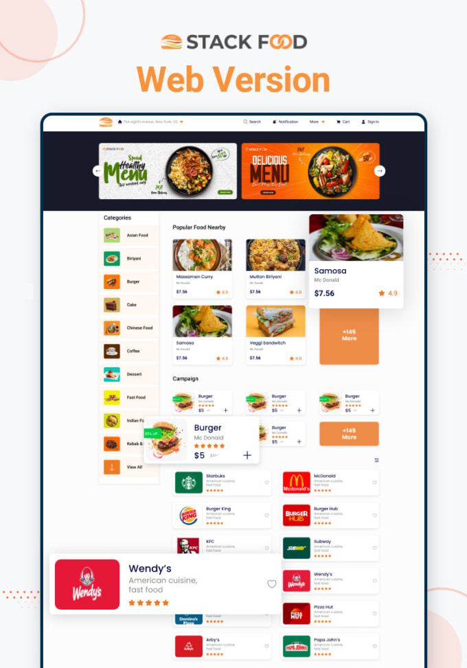 Create a multi restaurant food delivery app stackfood by Mandalsouvik | Fiverr