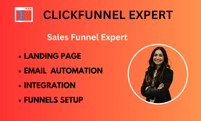 Build clickfunnels landing page, clickfunnel sales funnel, click funnel ...