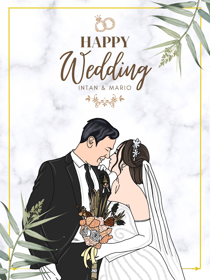 Picture tracing with base color by Cherryrosemary | Fiverr