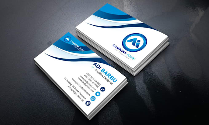 Do 4 concept minimalist and luxury business card design for you by Asad ...