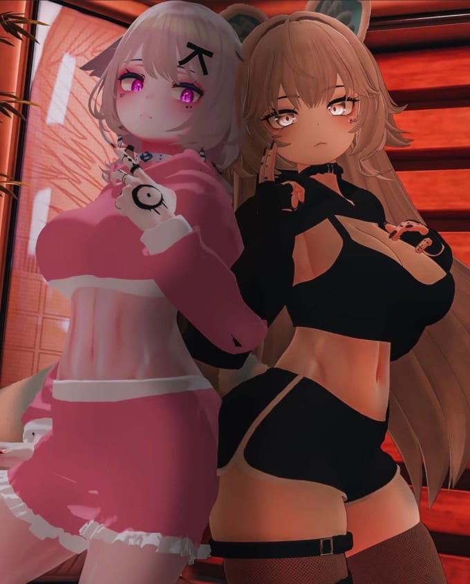 Do Custom Vrchat Avatar Vtuber Furry Chibi Vrc Avatar By Ahmed500a Fiverr