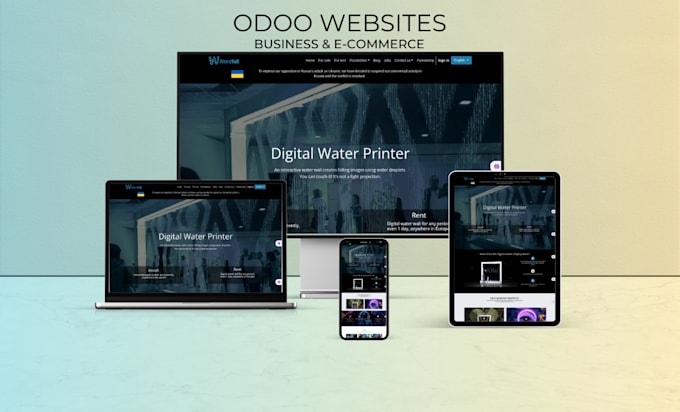 Expertly develop fully responsive odoo business and ecommerce websites ...