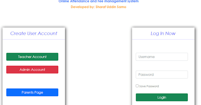 Do custom attendance management system in php mysql by Sharaf_samo | Fiverr