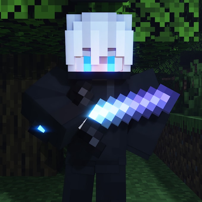 Make 3d minecraft profile pic by Abdullahrian | Fiverr