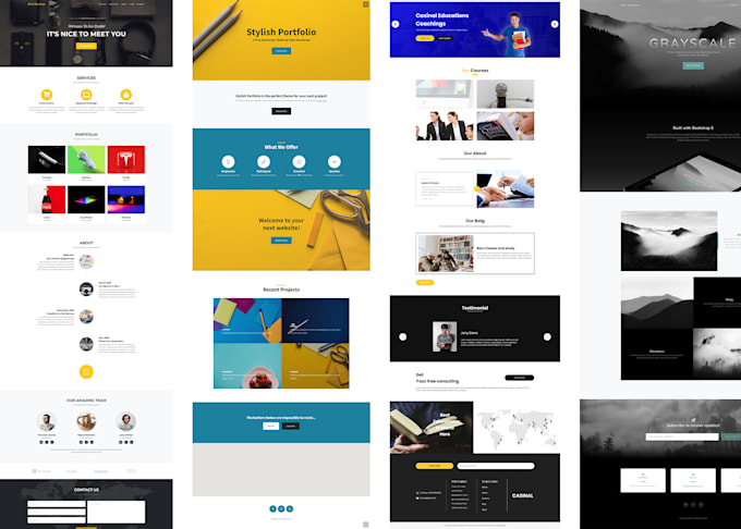 Design optimized, responsive landing pages with bootstrap framework by ... Design optimized, responsive landing pages with bootstrap framework by ...