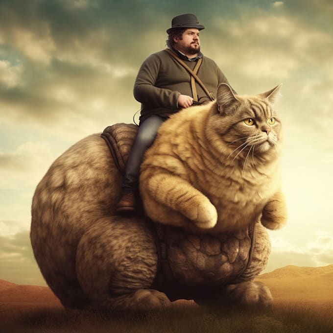 Make a photorealistic portrait of you riding an animal using ai and ...