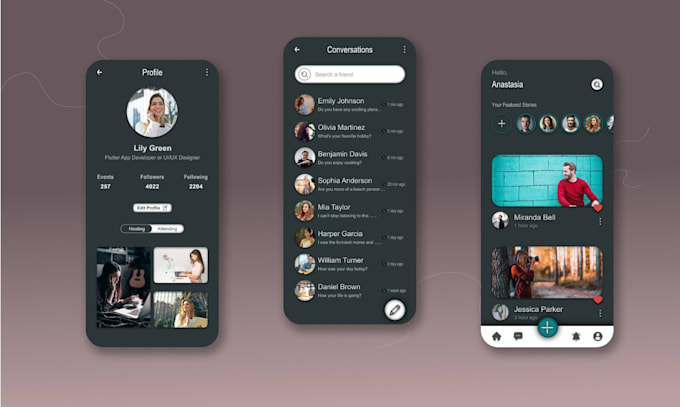 Provide flutter app ui design and prototyping services by Mehedi2204 ...