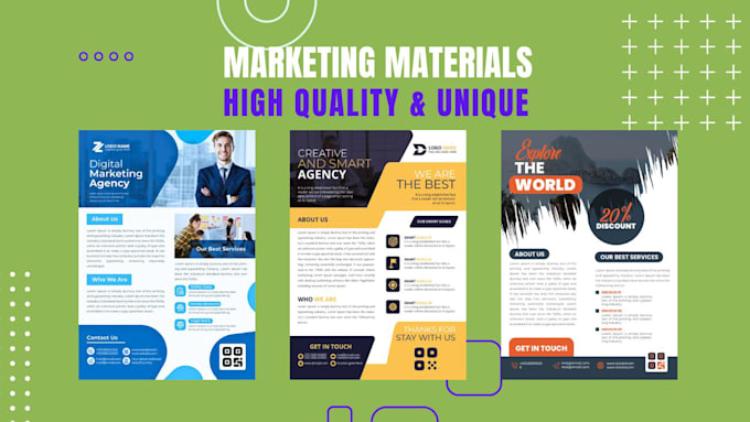 Design stunning custom marketing materials hiring promotional urgent ...