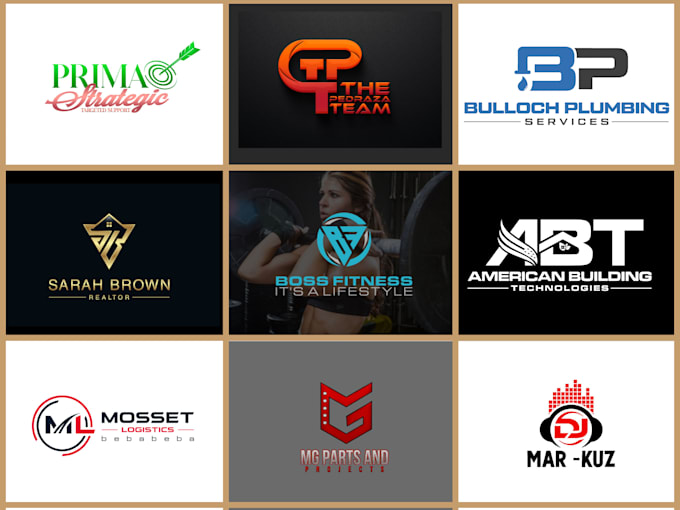 Do luxury modern minimalist monogram ,minimal letter logo for brand by Patnilogo491 | Fiverr