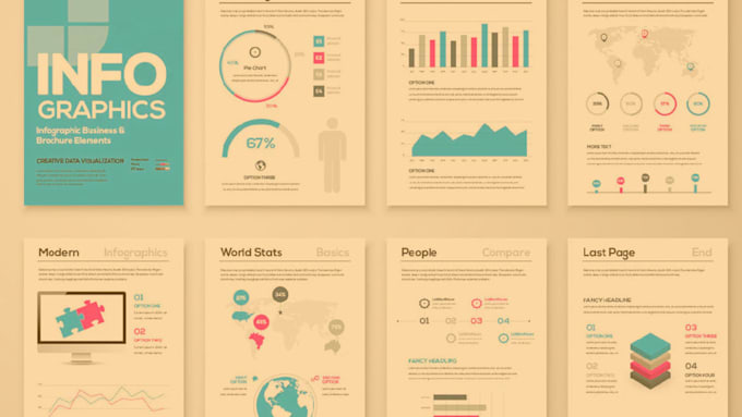 Craft visual stories with compelling infographics by Tarikkhattak | Fiverr