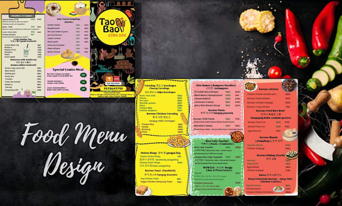Create stunning menu designs for cafes and food trucks by ...