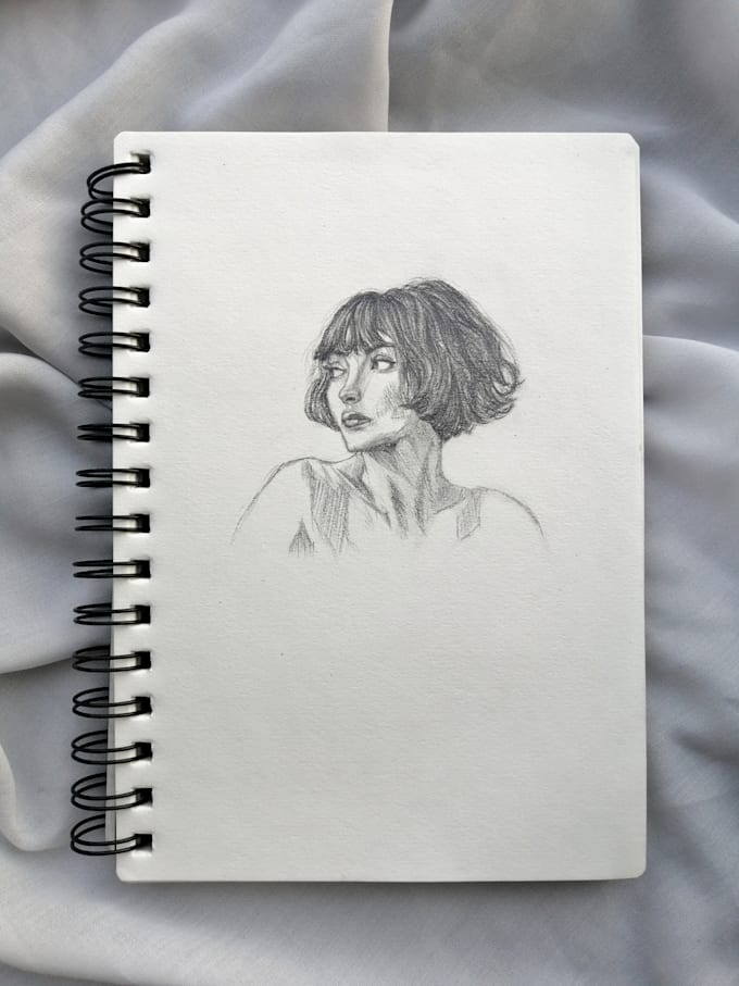 Do mini sketch portraits and color sketches by Artreeba | Fiverr