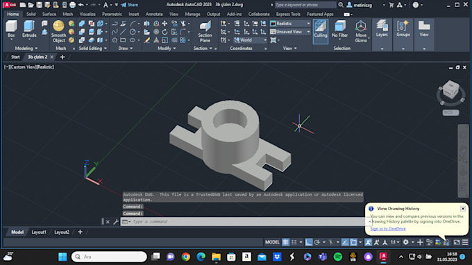 Excel Tables And Autocad3d And Autocad2d Modelling By Metin14590 Fiverr 