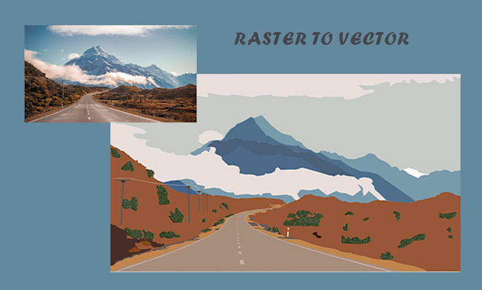 Make image to vector, raster to vector by Urwa_hussain | Fiverr
