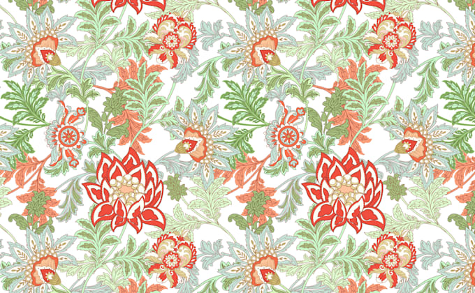 Design or recreate beautiful seamless vector textile surface pattern by ...