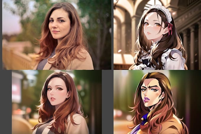 Draw any image of you or otherwise into an anime style by Magicspronk ...