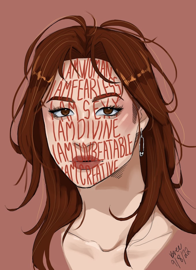 Draw you an oc dnd character friend or family member in my style by Art ...