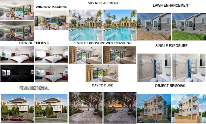 Edit high quality real estate photos by Sashaisobel | Fiverr