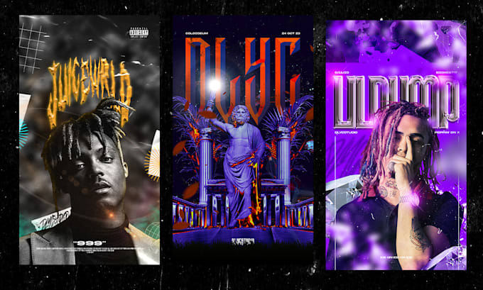 Create aesthetic art poster with edgy typography by Dlycworldwide | Fiverr