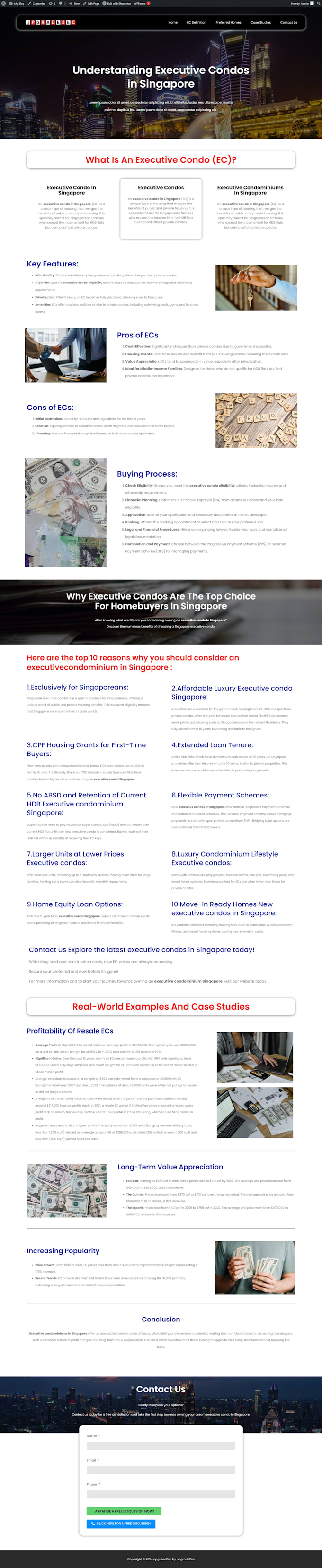 Create a responsive wordpress landing page using elementor by Md_tahsien | Fiverr