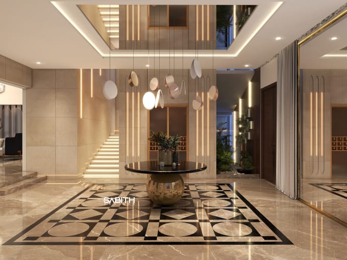 Creative realistic interior 3d visualization,rendering by Sabithmuhamm776 | Fiverr