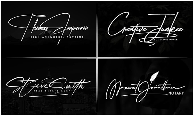 Design handwriting, scripted, signature, cursive, handwritten logo by ...