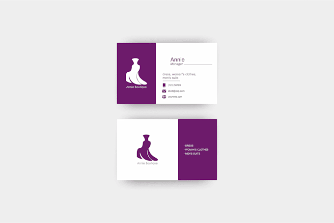 Design a unique name card for your brand or business by Bgwahyu | Fiverr