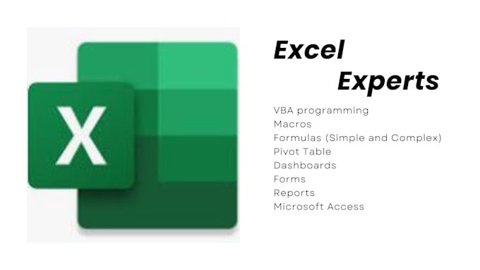 Do anything in microsoft excel, pivot, dashboard, access by Umayatech | Fiverr