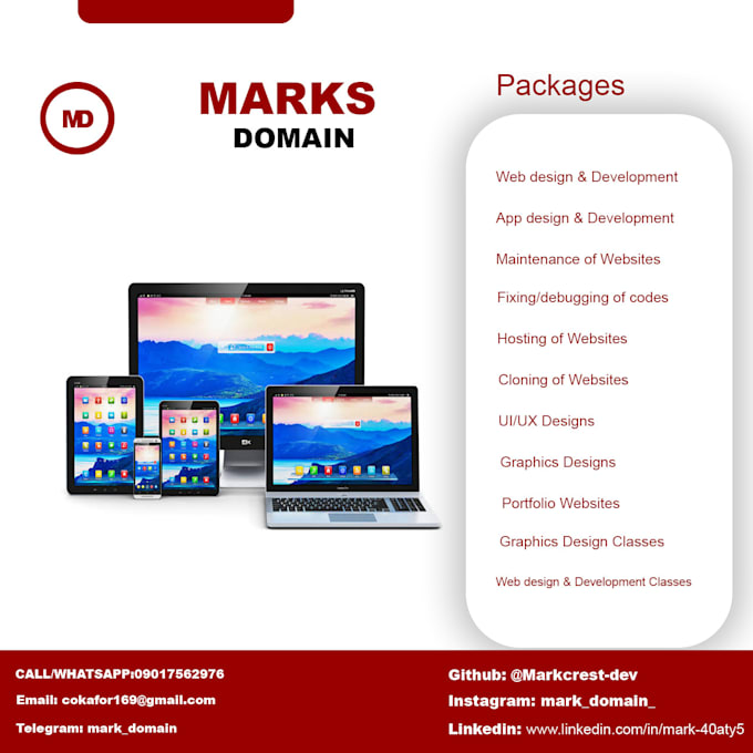 Create exceptional logo, fliers, business cards by Mark_domain | Fiverr