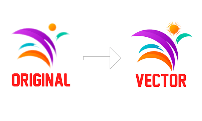 Vector tracing, redraw logo to ai, eps,svg,png,pdf by Rebrillogos | Fiverr