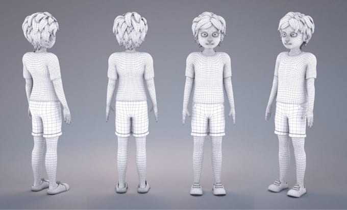 Design custom 3d cartoon character in blender by Harsakeh | Fiverr