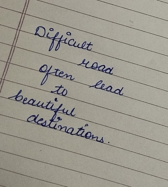 Handwrite notes and letters by Artist_girl04 | Fiverr
