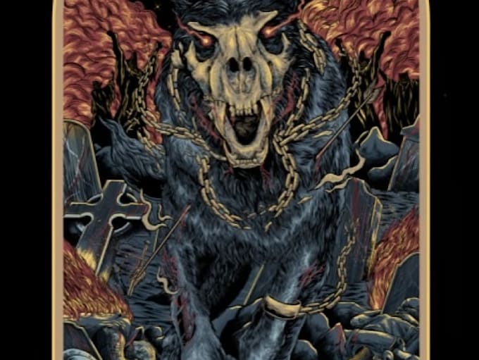 Model horror gore,dark art tshirt,vintage and art illustration by ...