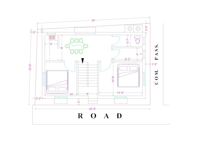 Do cad work for you building floor plan, 3d elevation on civil project ...