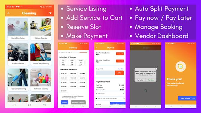 Make on demand home service booking application like urban clap ...