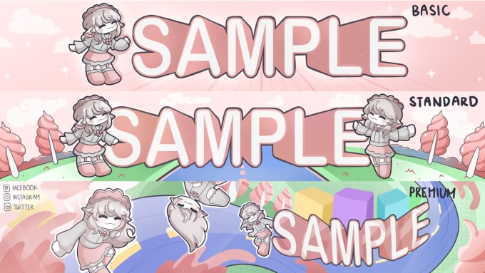 Draw you a roblox or minecraft youtube banner by Applepii | Fiverr