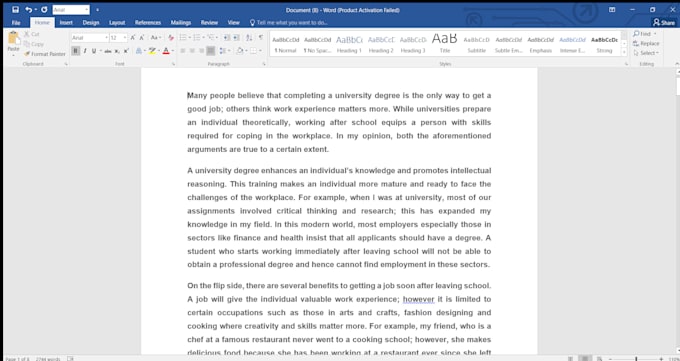 Perfectly write anything for you,do fast typing and ms word by ...
