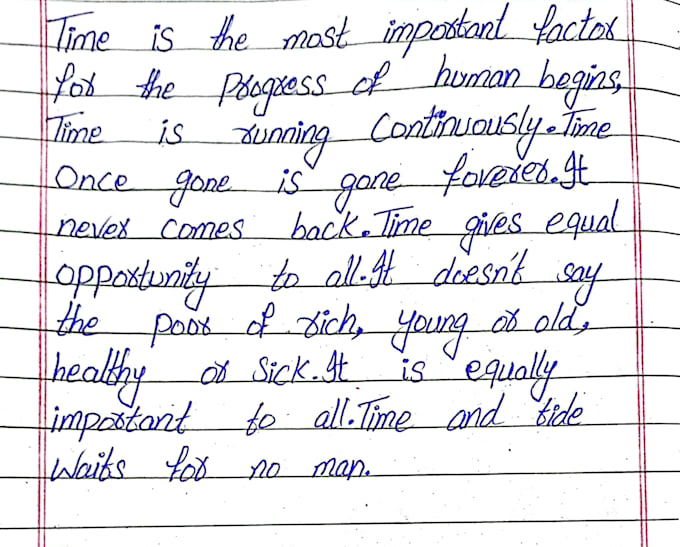 Handwrite notes and letters by Rehman7637 | Fiverr