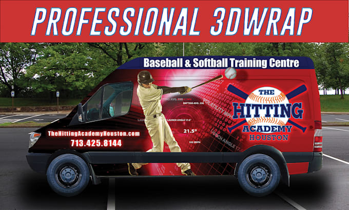 Design livery, professional, stunting 3 d wrap vehicle wrap 3d wrap ...