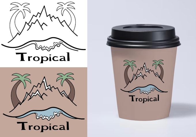 Stylish logo design for business, solid or color by Angelinazah | Fiverr