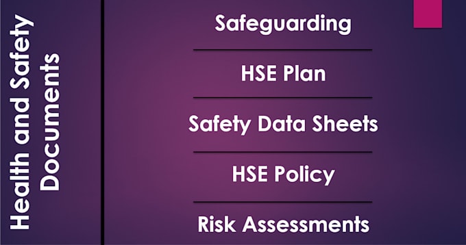 Assist health safety and risk assessment tasks by Greyfoxalex | Fiverr