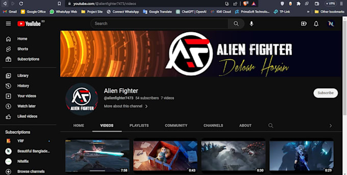 Create, setup, design and optimize youtube channel by Naajmulshafraaw ... Create, setup, design and optimize youtube channel by Naajmulshafraaw ...